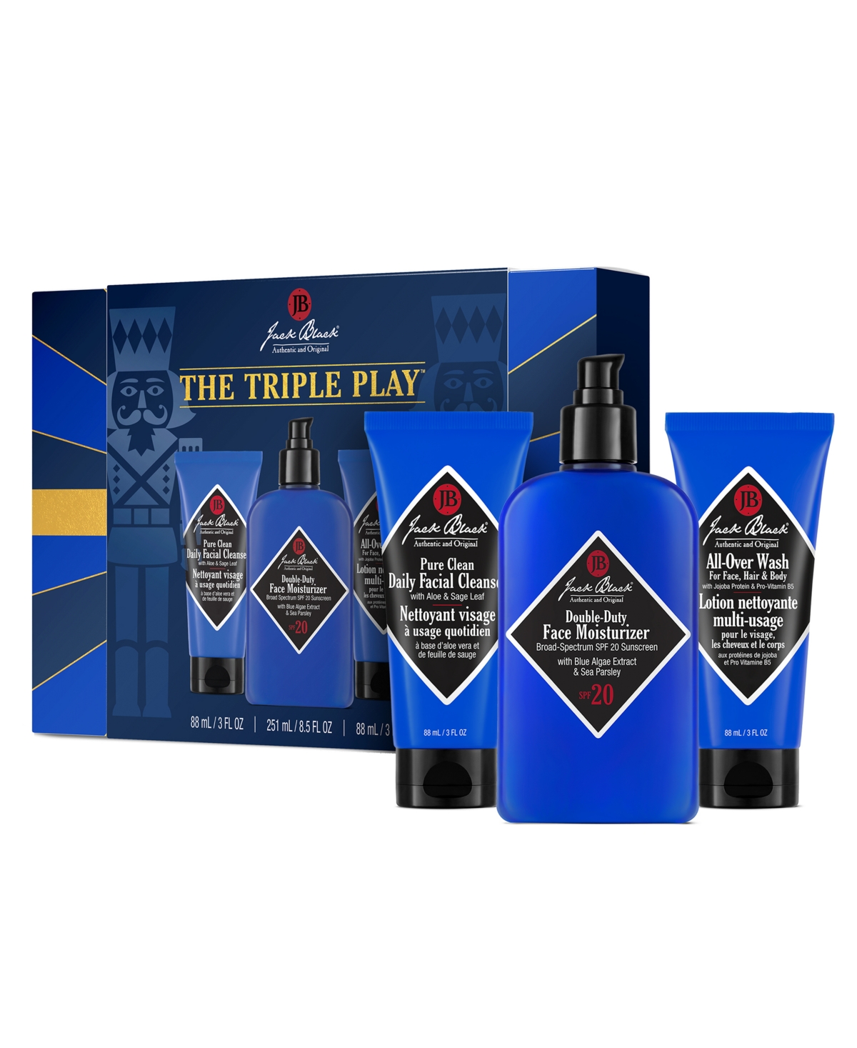 Click here for Jack Black 3-Piece The Triple Play All-Over Wash G... prices