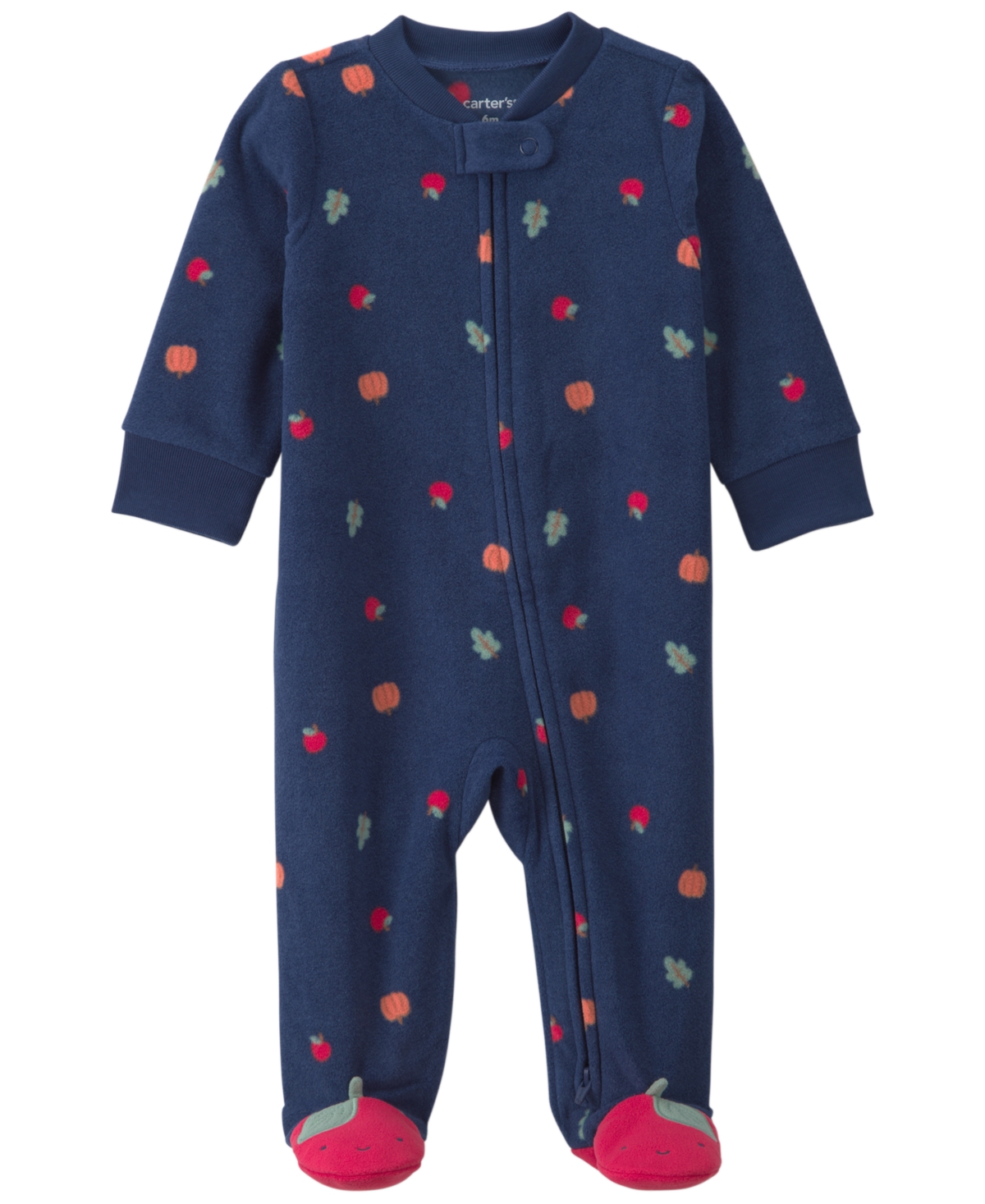 Click here for Carters Baby Girls Fruit Fleece 2-Way Zip Sleep &... prices