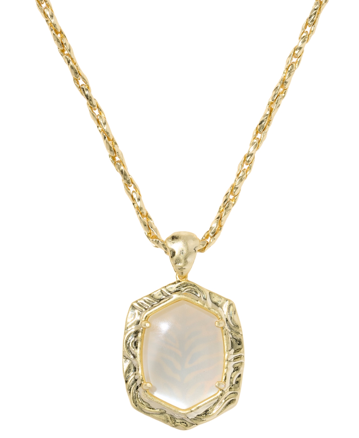 Click here for Kendra Scott 14k Gold-Plated Tiger Striped Daphne... prices