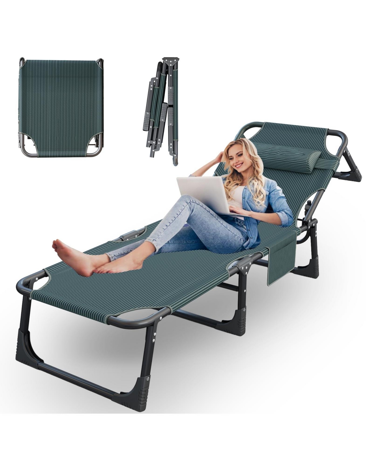 Click here for Piscifun Heavy Duty Portable Folding Camping Bed A... prices