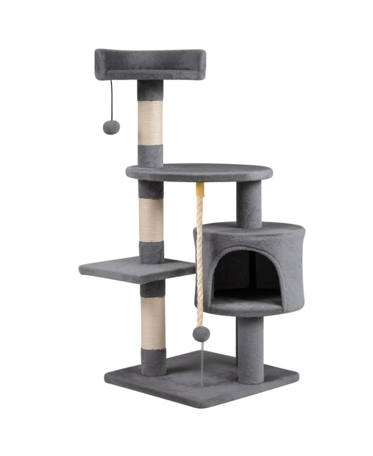 Click here for Hongge 36 Inch Kitten Cat Tower with a Round 15.5... prices