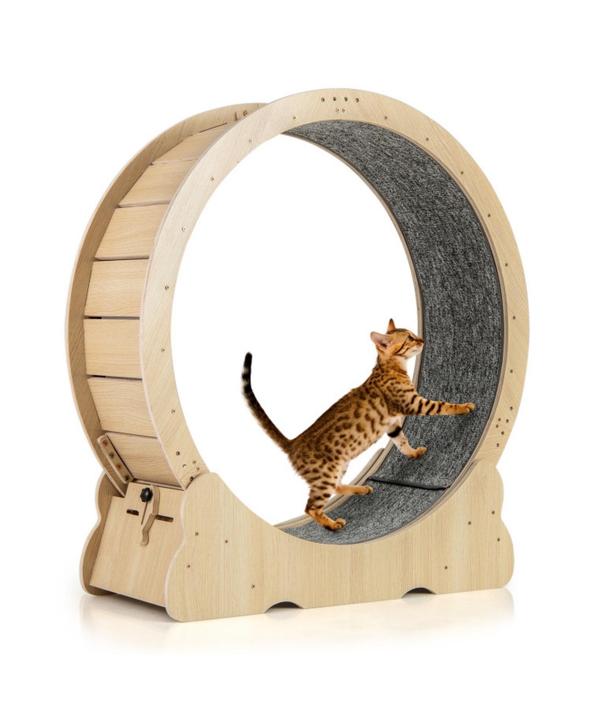 Click here for Hongge Cat Exercise Wheel with Carpeted Running Su... prices