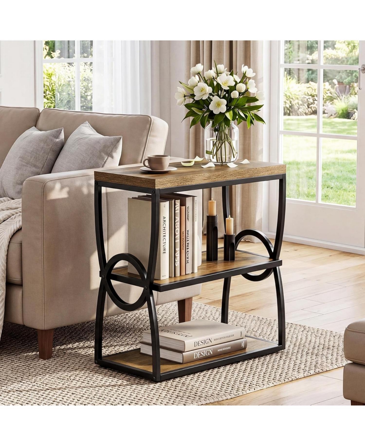 Click here for Tribesigns Narrow End Table  Couch Side Table with... prices