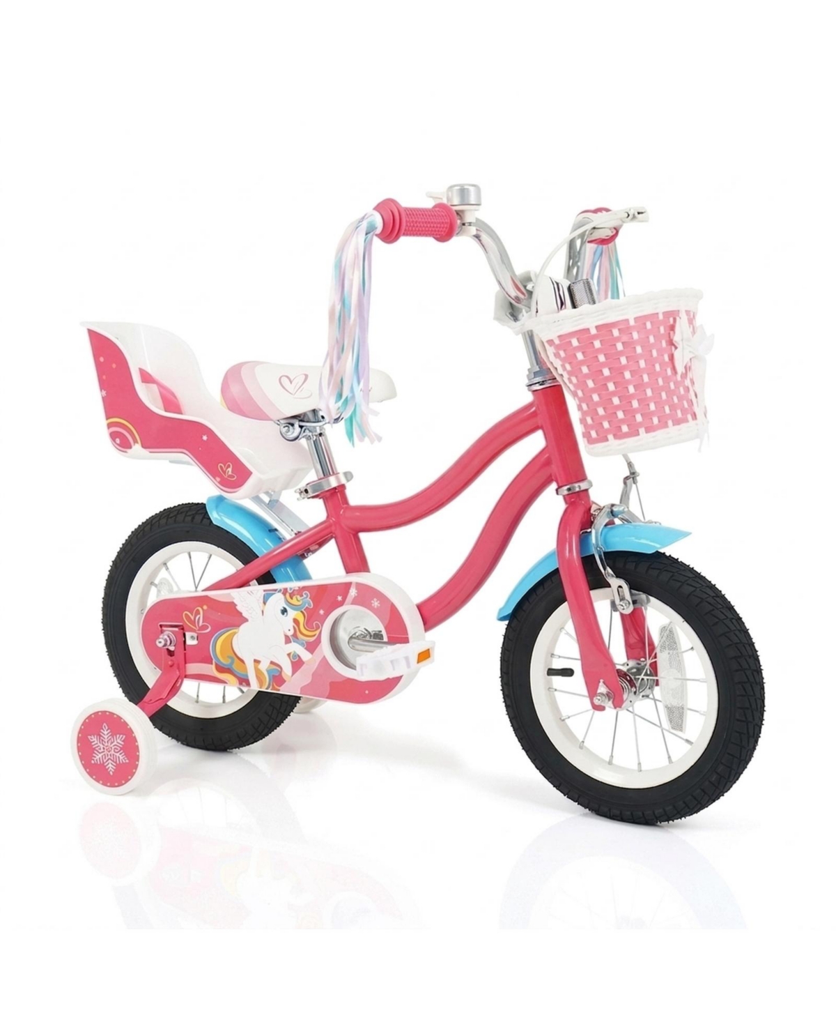 Click here for Hongge 12-Inch Girls Bike with Doll Seat  Front Ba... prices