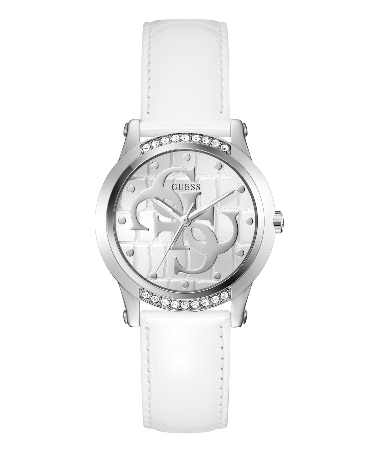 Click here for Guess Womens Quartz White Genuine Leather Watch 36... prices