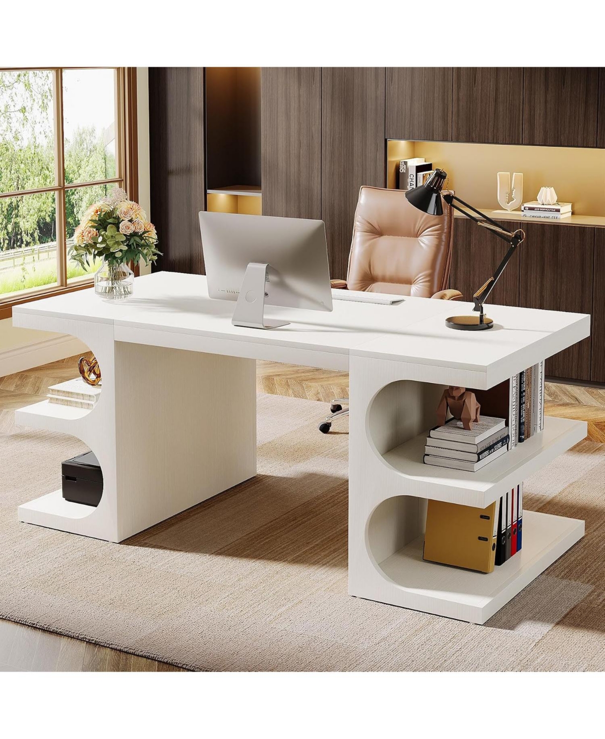 Click here for Tribesigns 63 Modern Executive Office Desk  Large... prices