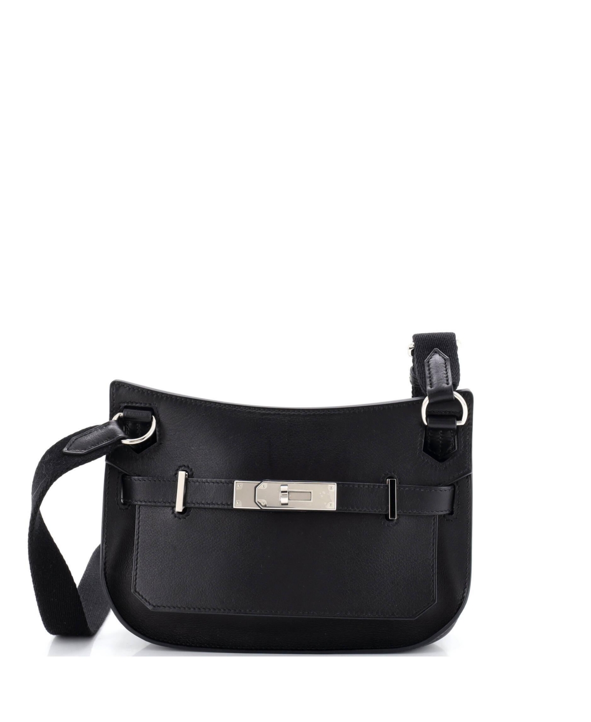 Click here for Pre-Owned Hermes Mini Jypsiere Bag Evergrain - Bla... prices