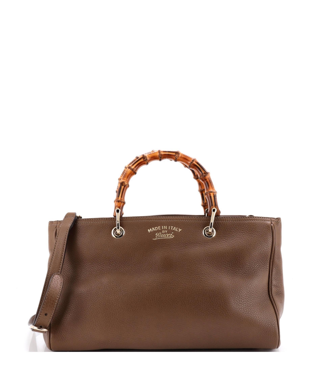 Click here for Pre-Owned Gucci Medium Bamboo Shopper Tote Leather... prices
