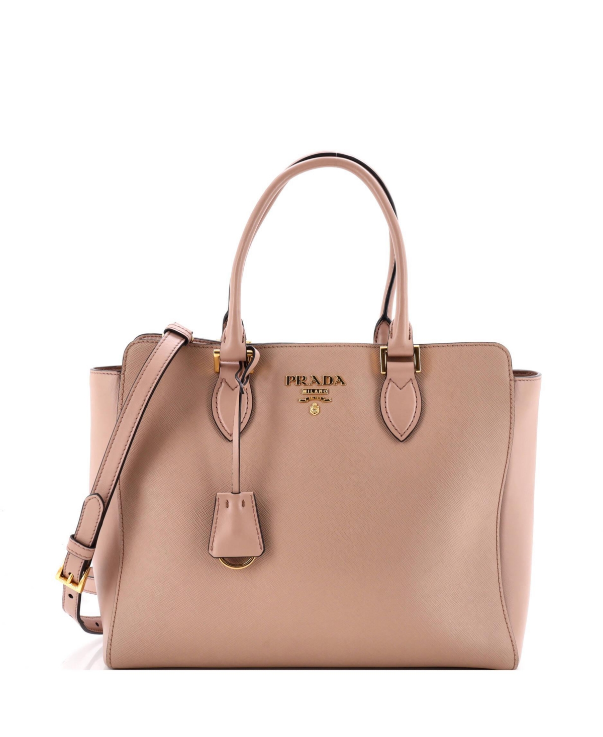 Click here for Pre-Owned Prada Medium Convertible Tote Saffiano w... prices