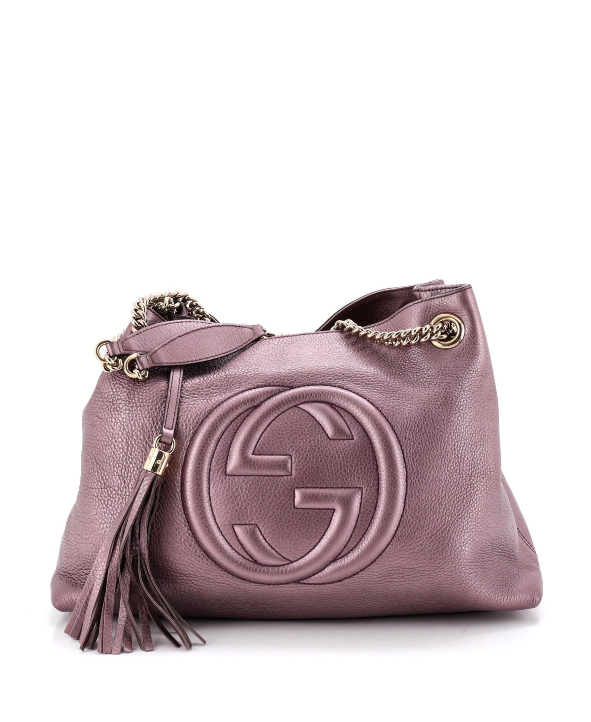 Click here for Pre-Owned Gucci Medium Soho Chain Strap Shoulder B... prices