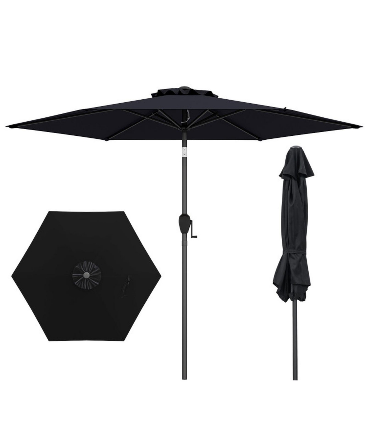 Click here for Gouun 7.5 feet Heavy-Duty Outdoor Market Umbrella... prices