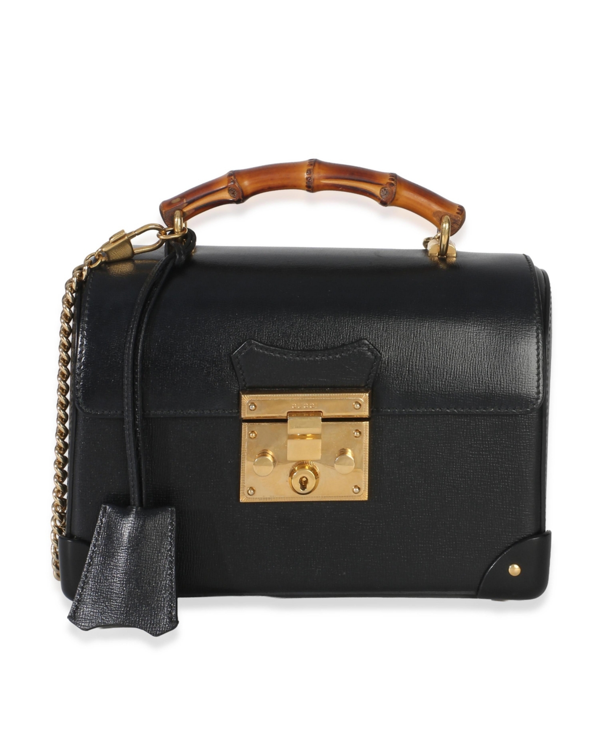 Click here for Pre-Owned Gucci Black Azalea Calfskin Small Padloc... prices