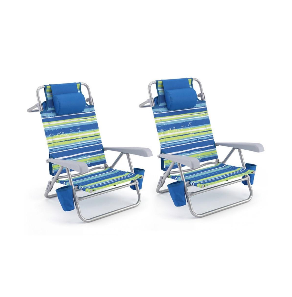 Click here for Hongge 2-Pack Folding Beach Chair with 7-Position... prices