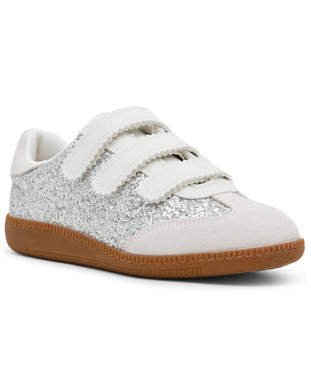 Click here for Steve Madden Womens Momentum Sneakers - Multi Glit... prices