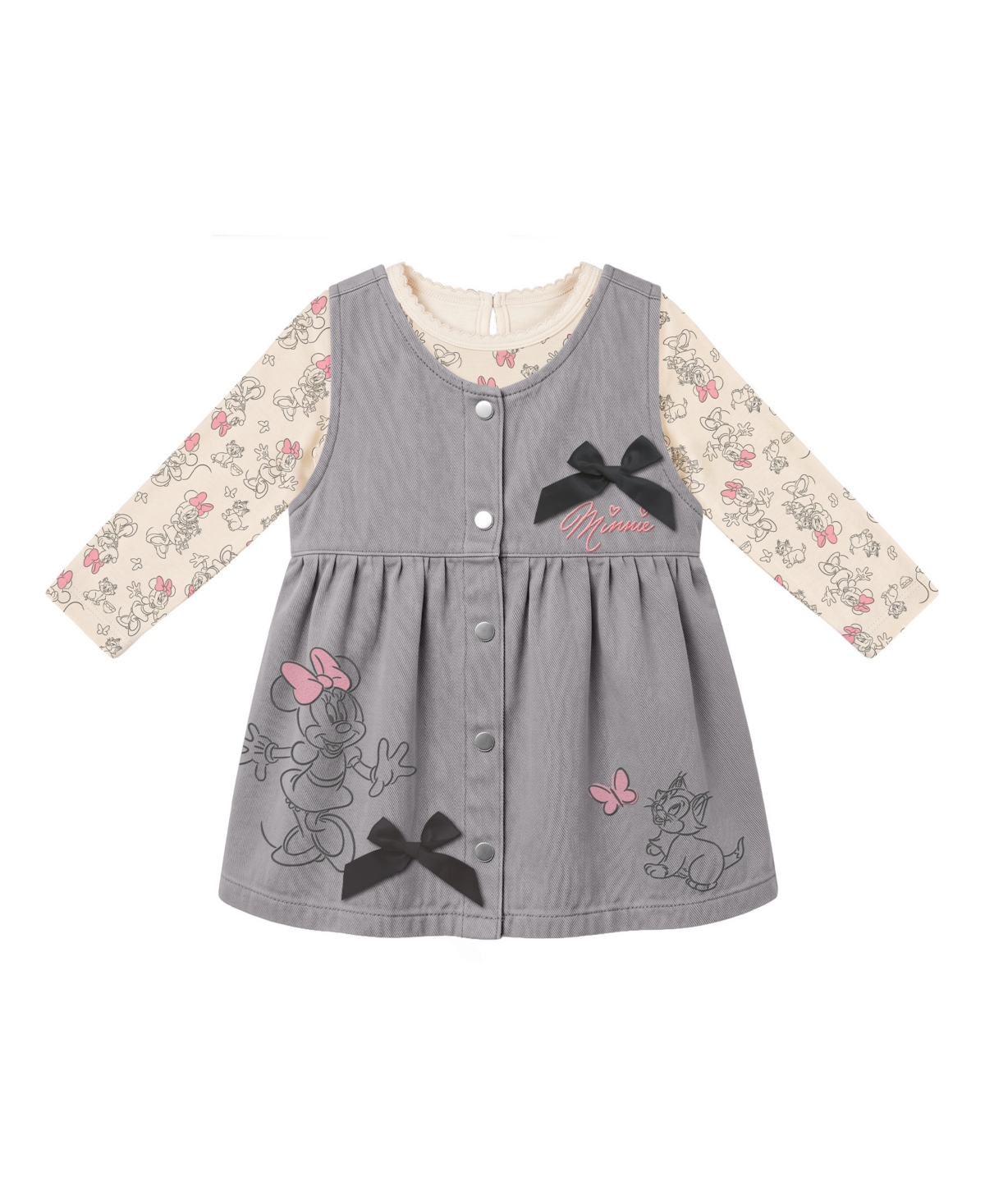Click here for Disney Baby Girls Minnie Mouse Printed Top and Den... prices