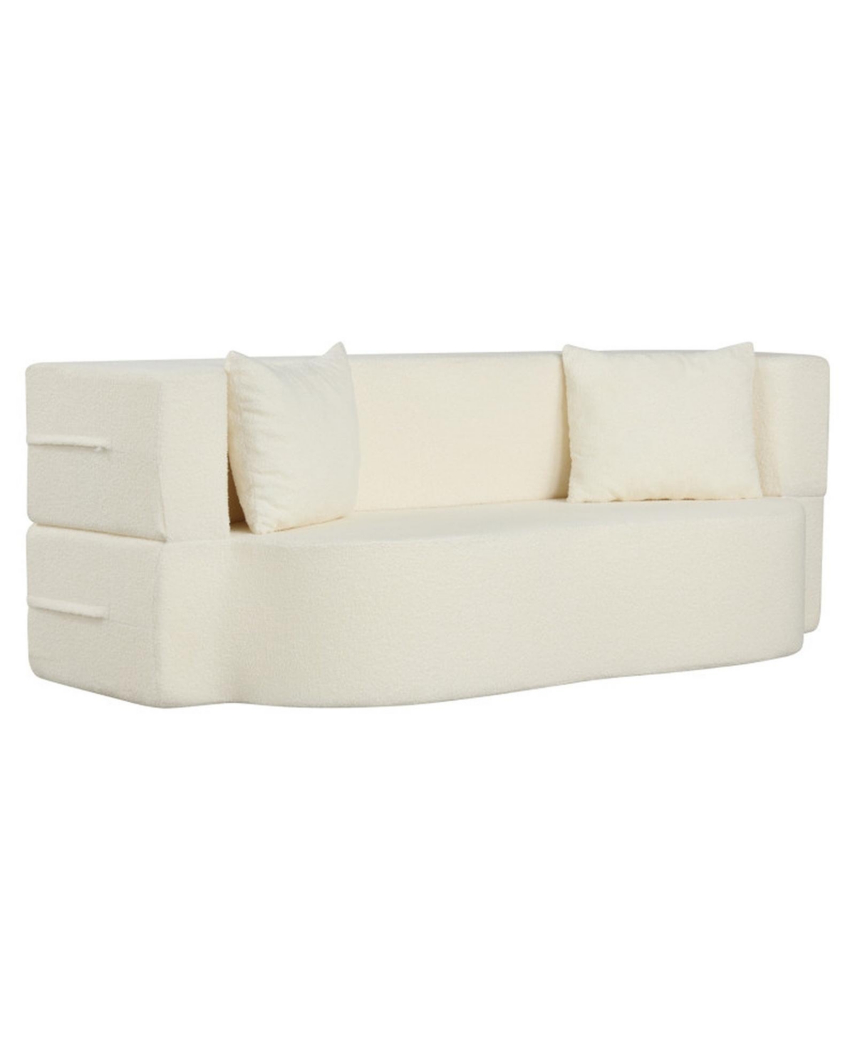 Click here for Sugift 75.5 in 2-in-1 Folding Sofa Bed Convertible... prices