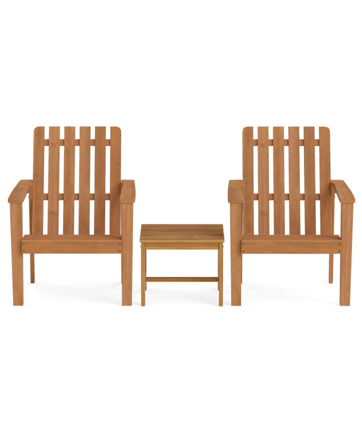 Click here for Sugift Square Acacia Wood Patio Side Table Set of... prices