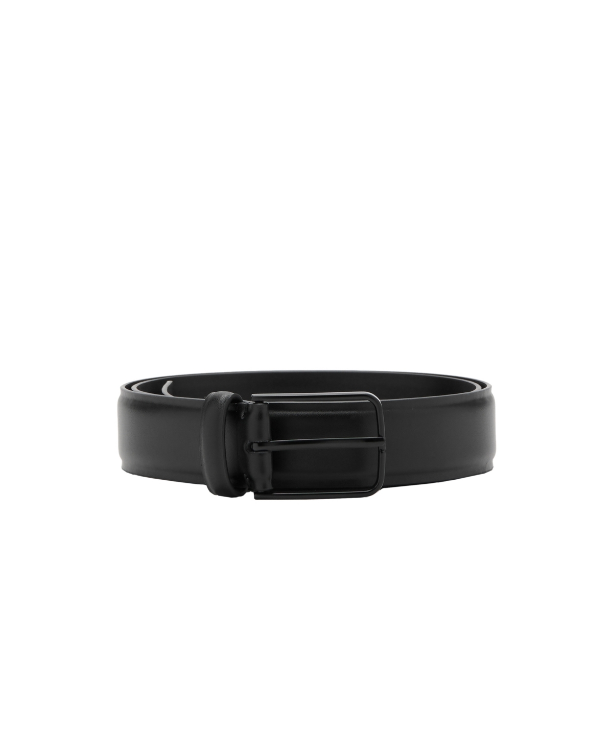 Click here for Mango Mens Buckle Leather Belt - Black prices