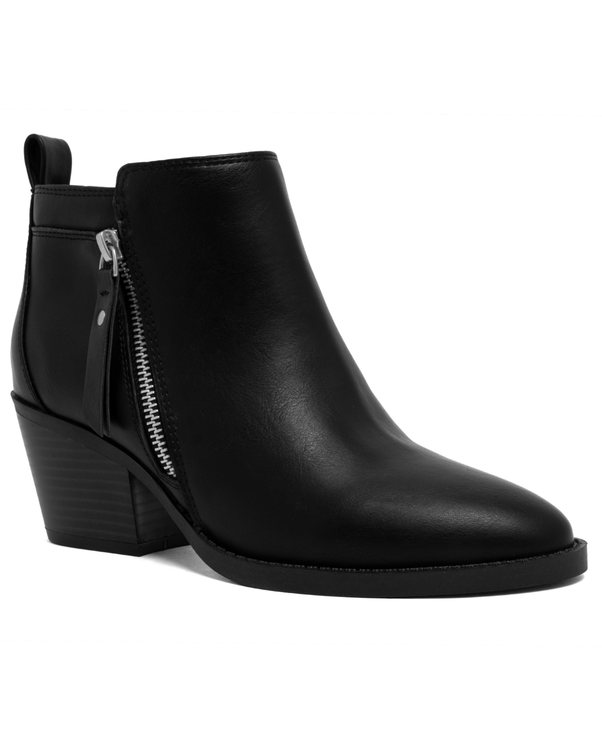 Click here for Sugar Womens Echoes Almond Toe Casual Booties - Bl... prices