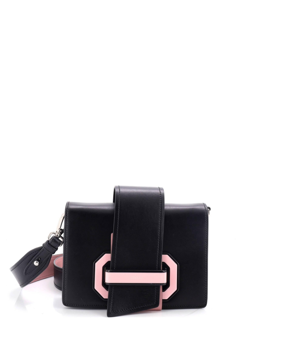 Click here for Pre-Owned Prada Small Plex Ribbon Shoulder Bag Cit... prices