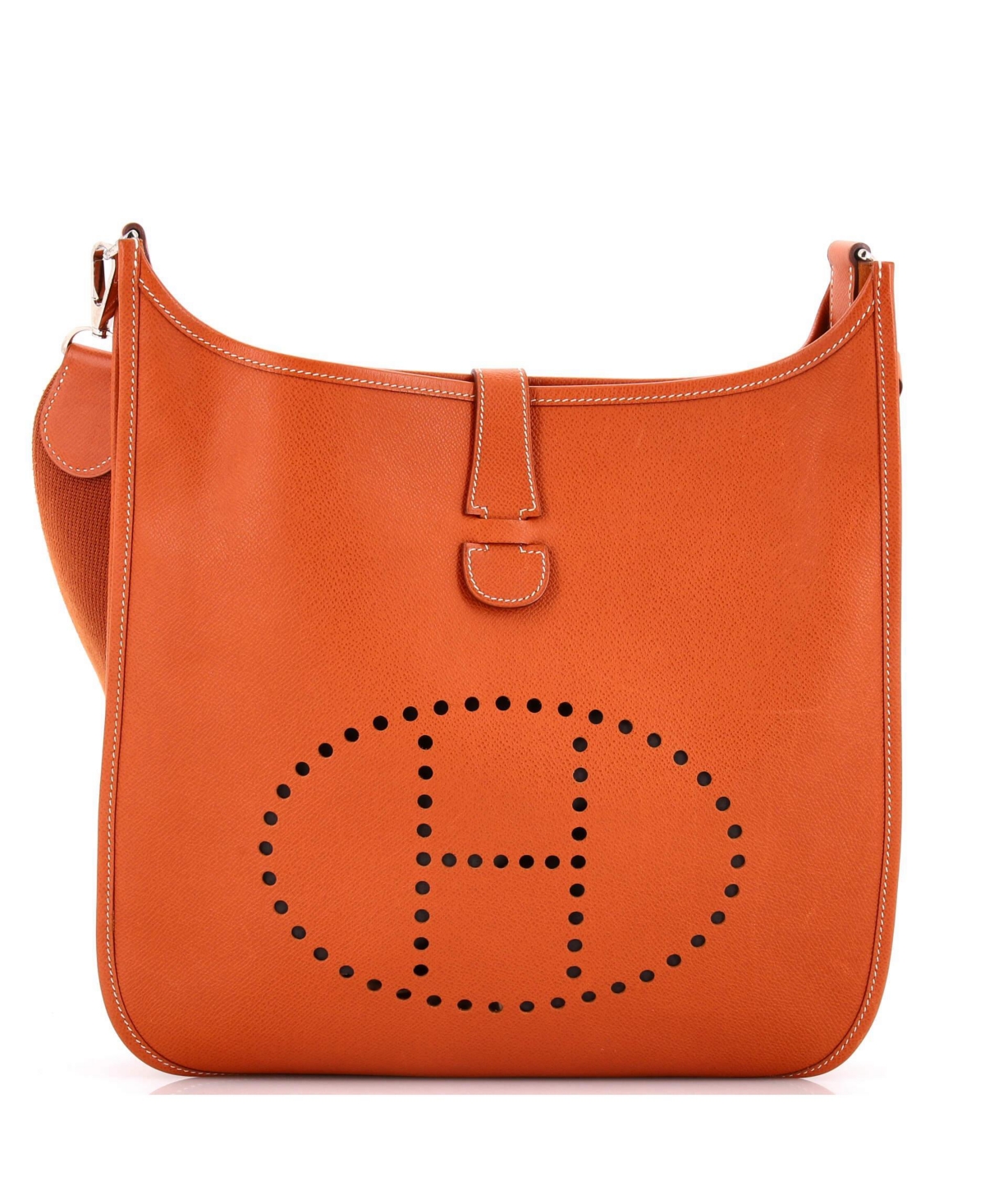 Click here for Pre-Owned Hermes Gm Evelyne Bag Gen Ii Epsom - Bro... prices
