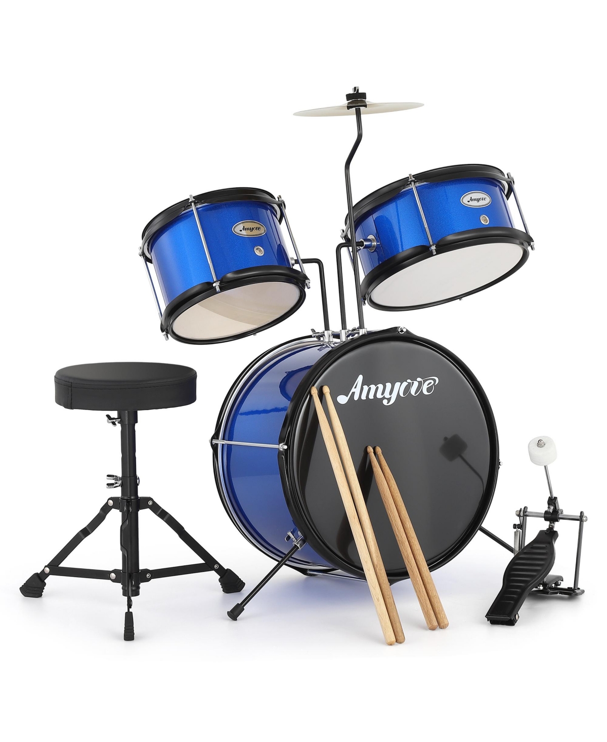 Click here for homfan Kids Electronic Drum Set - 3-Piece Junior P... prices