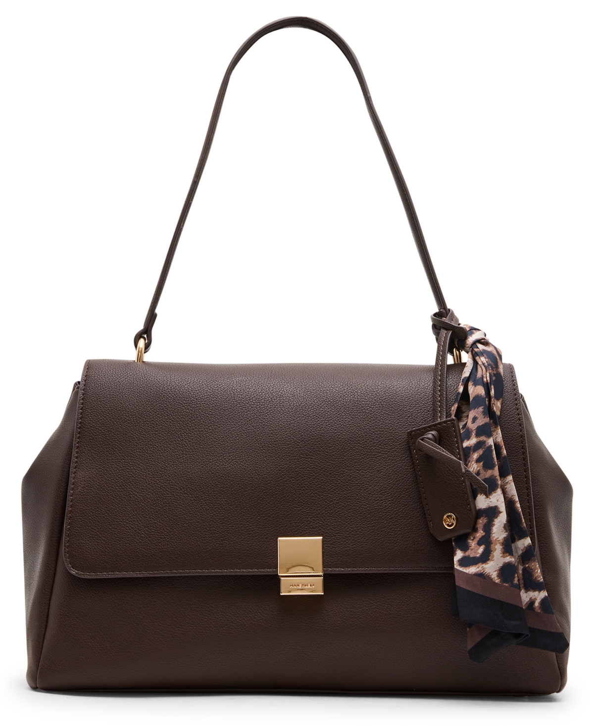 Click here for Anne Klein Flap with Scarf Medium Shoulder Handbag... prices