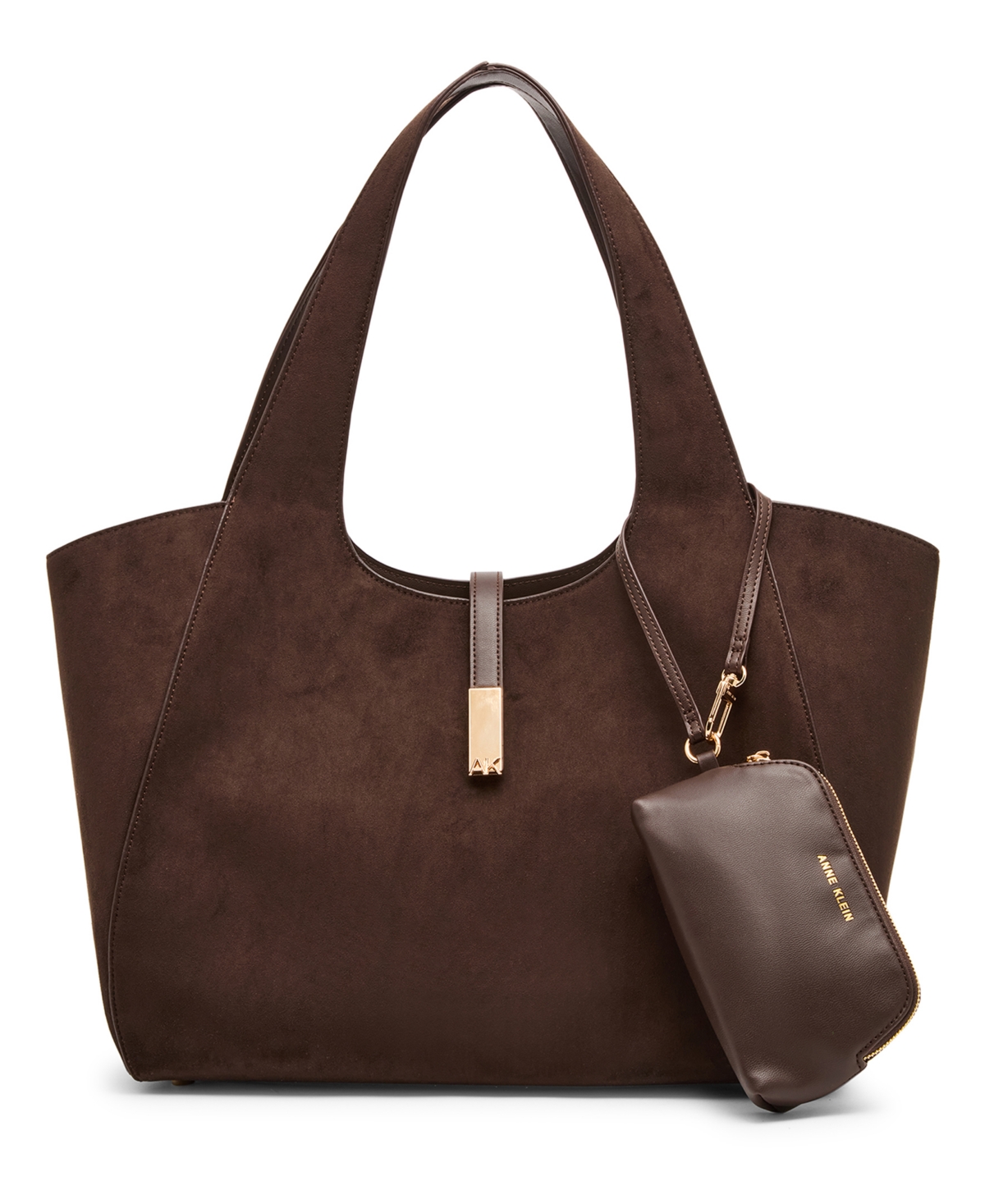 Click here for Anne Klein Extra-Large Top Handle Tote Handbag - B... prices