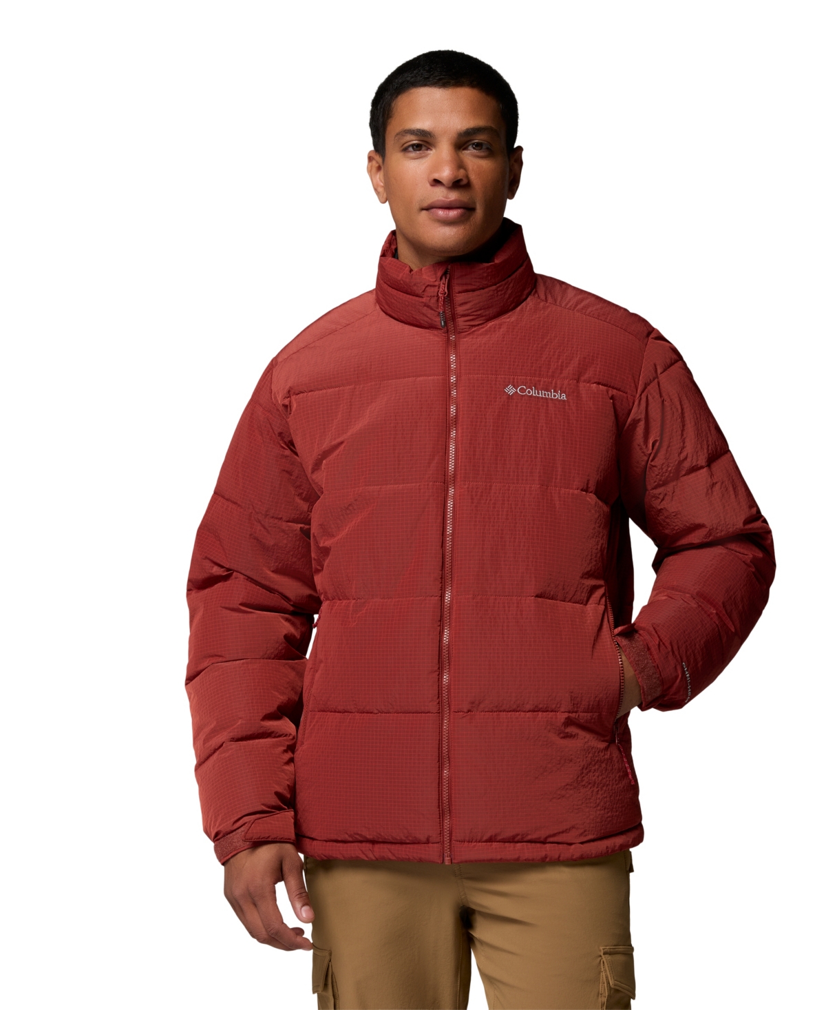 Click here for Columbia Mens Pike Lake Novelty Jacket - Red Oxide prices