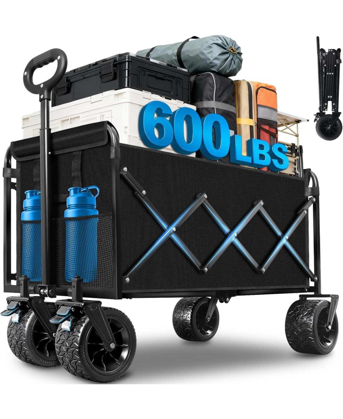 Click here for Mountaintop Collapsible Foldable Wagon Cart with A... prices