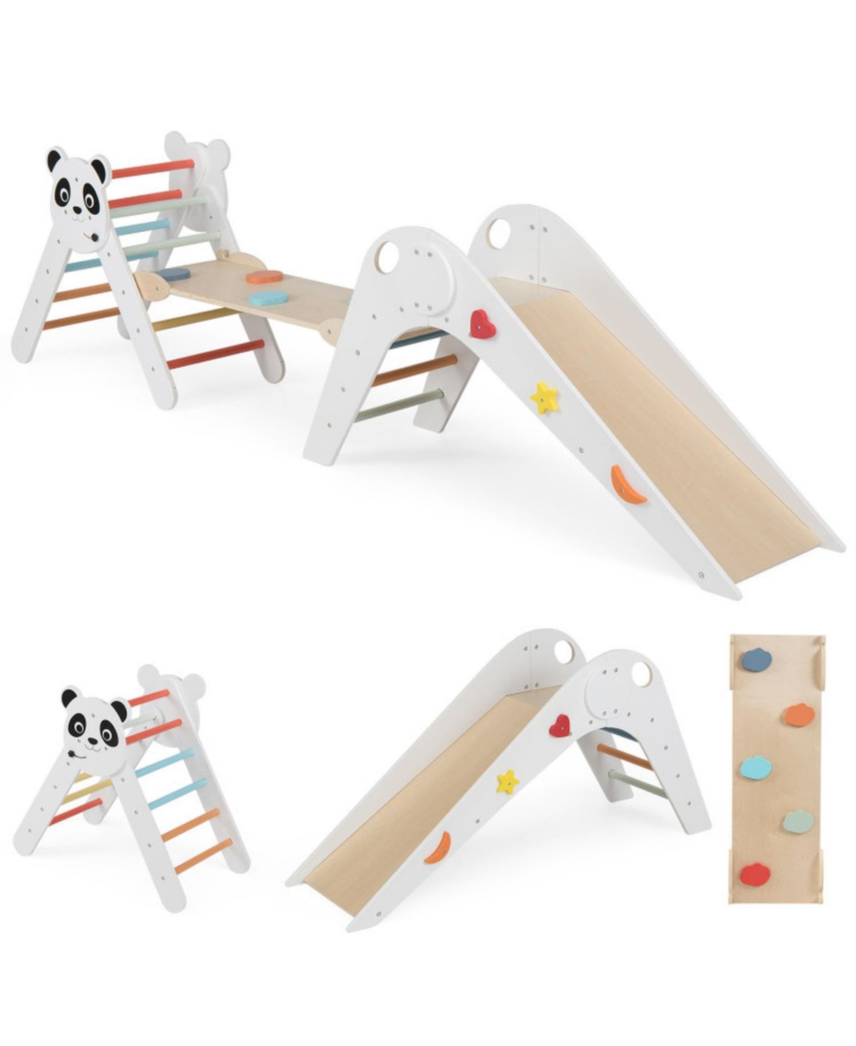 Click here for Hongge Ages 3+ Montessori Foldable 3-Piece Climbin... prices