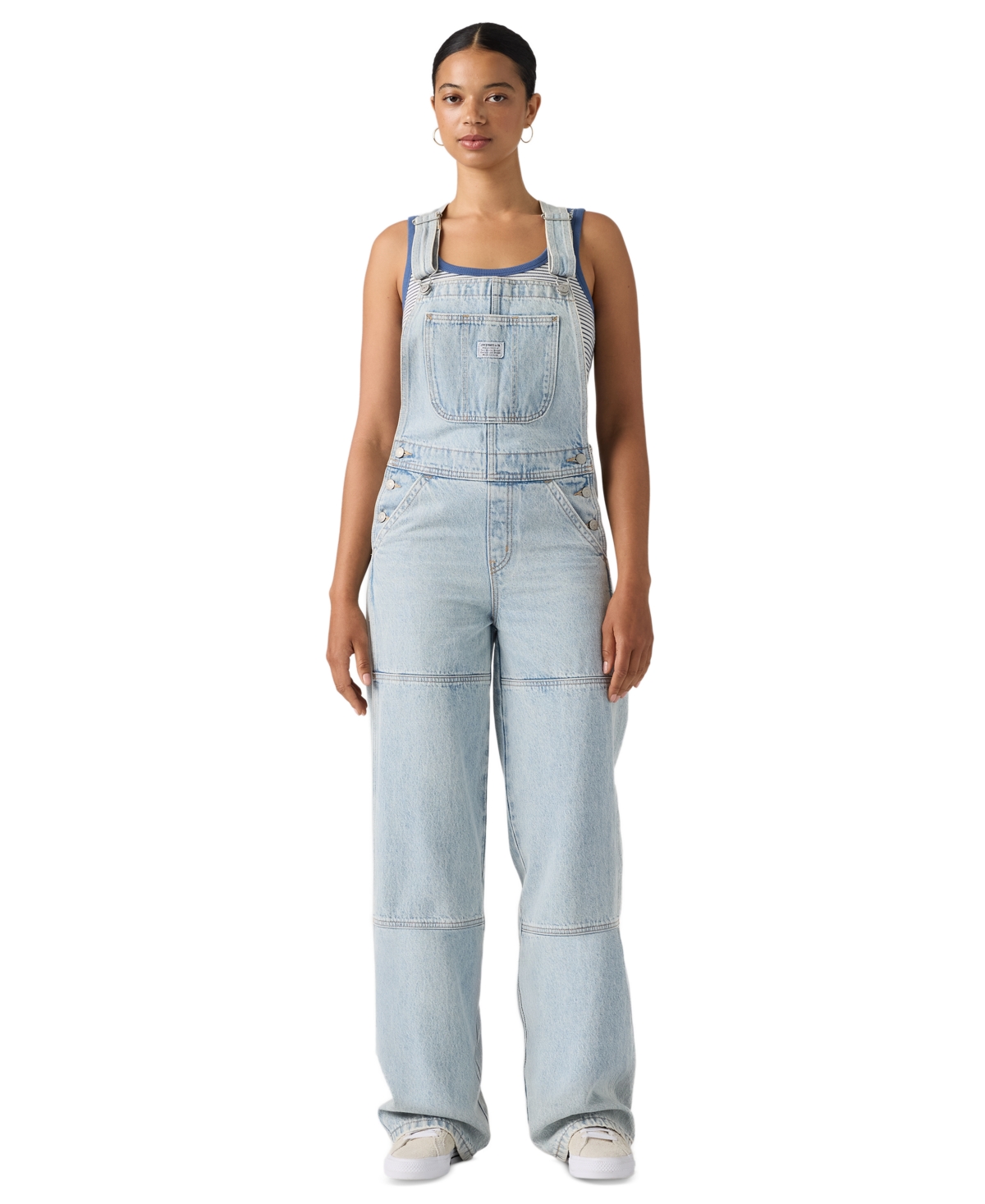 Click here for Levis Womens Utility Overall H226 Wide-Leg Denim O... prices