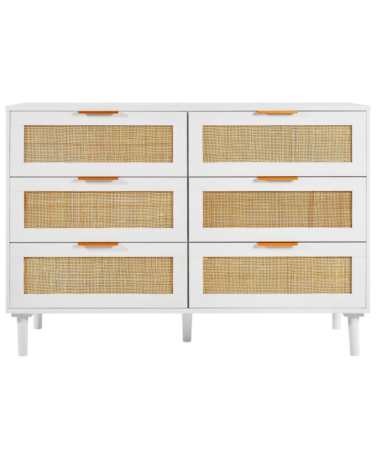 Click here for Slickblue 6 Drawer Rattan Dresser with Spacious St... prices