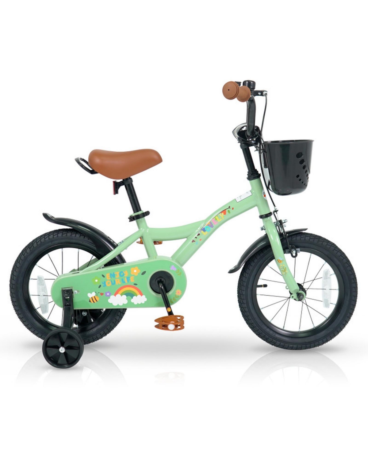 Click here for Hongge 14-Inch Adjustable Girls Bicycle with Train... prices