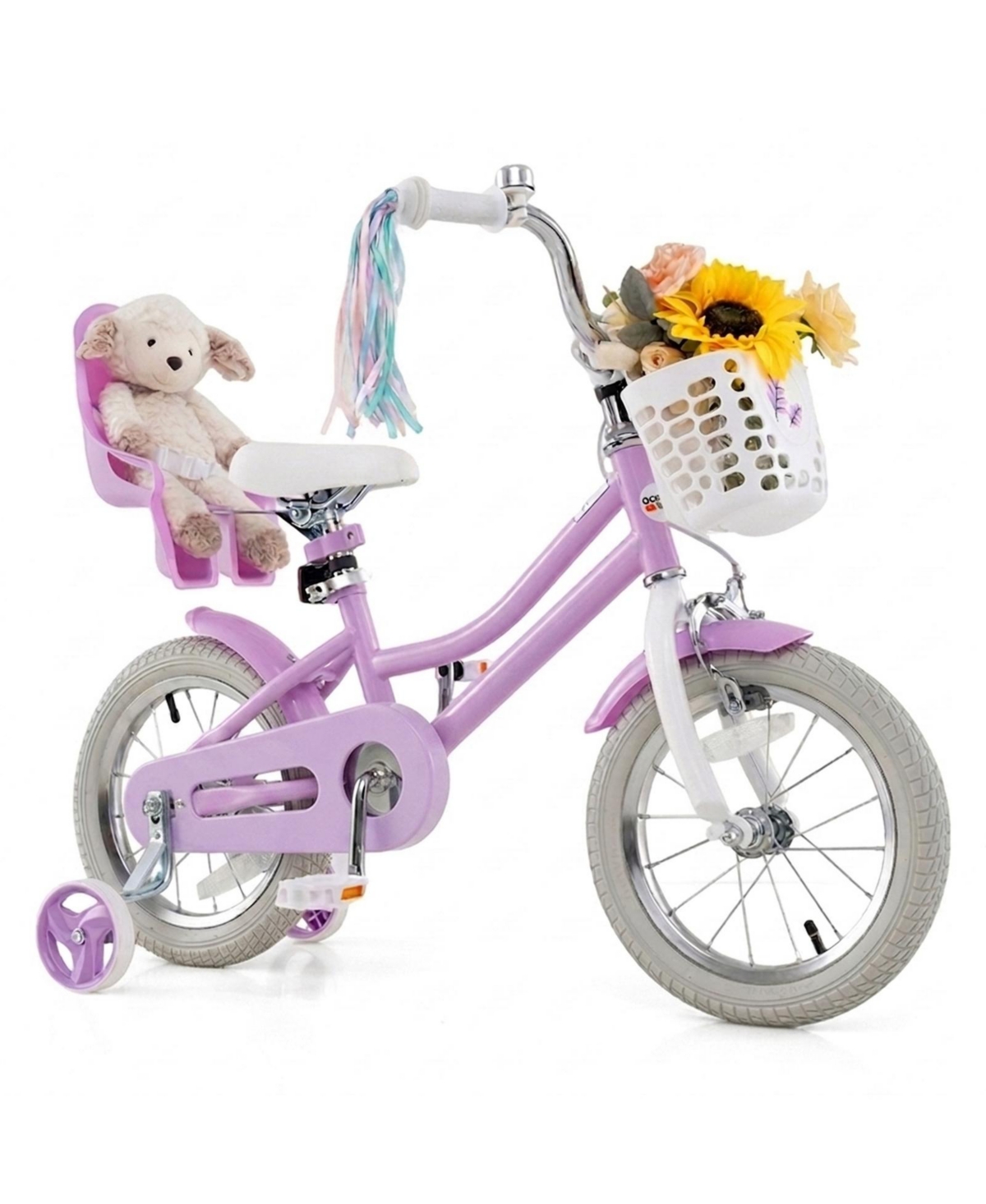Click here for Hongge 14-Inch Girls Bike with Doll Seat  Dual Bra... prices
