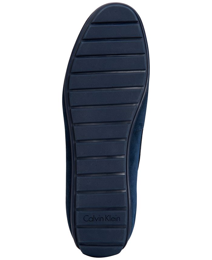 Calvin Klein Men's Isaac Oily Suede Drivers - Macy's