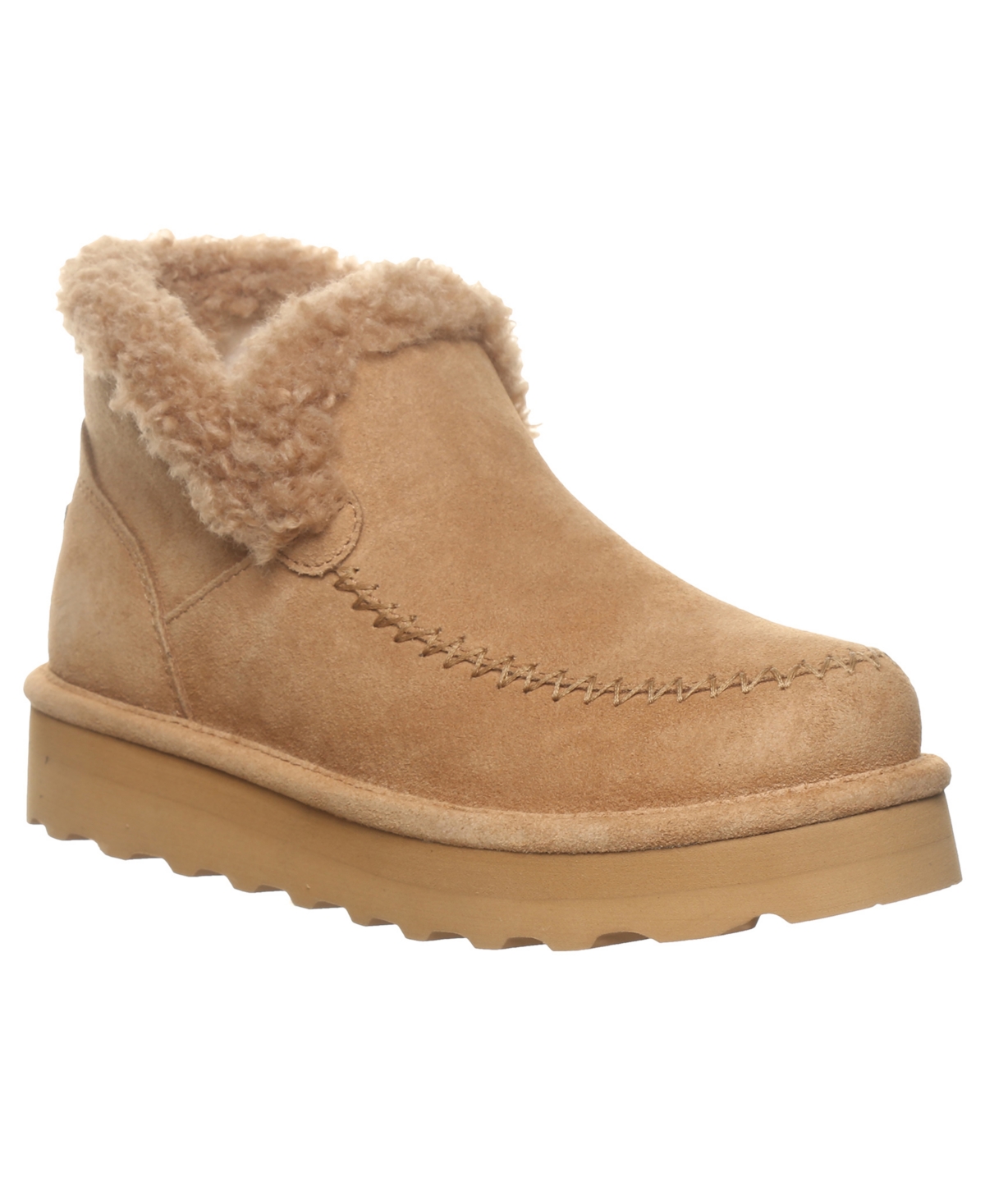Click here for Bearpaw Womens Maeve Platform Slip-On Booties - Ic... prices