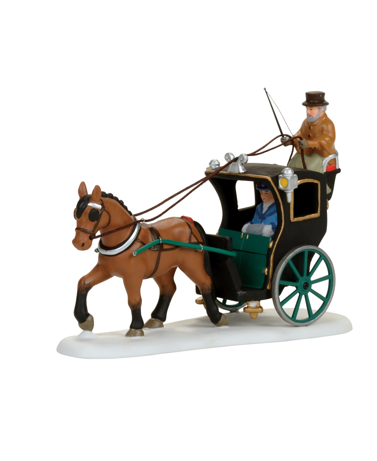 Click here for Department 56 Dickens Village Holiday Cab Ride Fig... prices