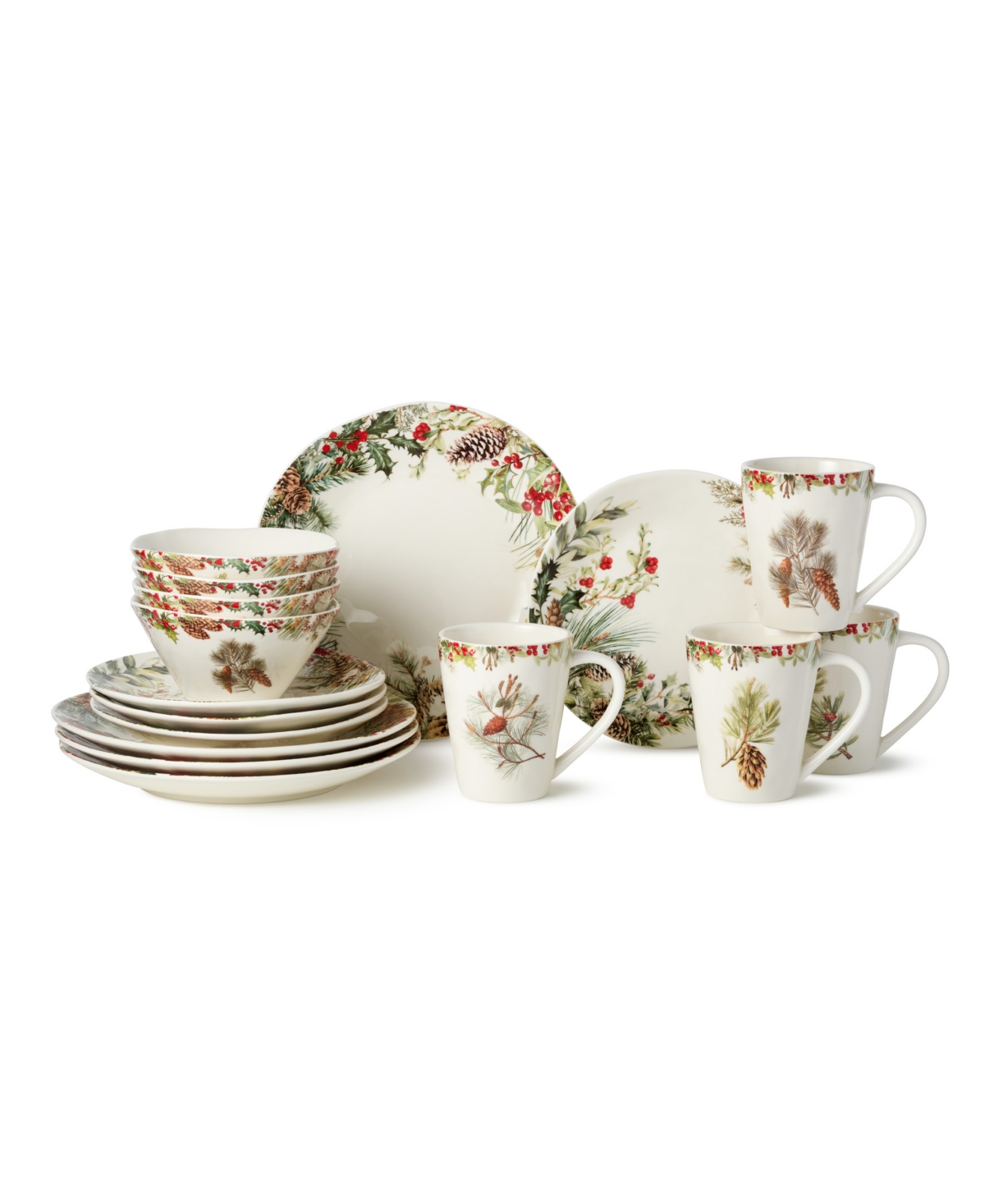 Click here for Certified International Woodland 16-Piece Dinnerwa... prices