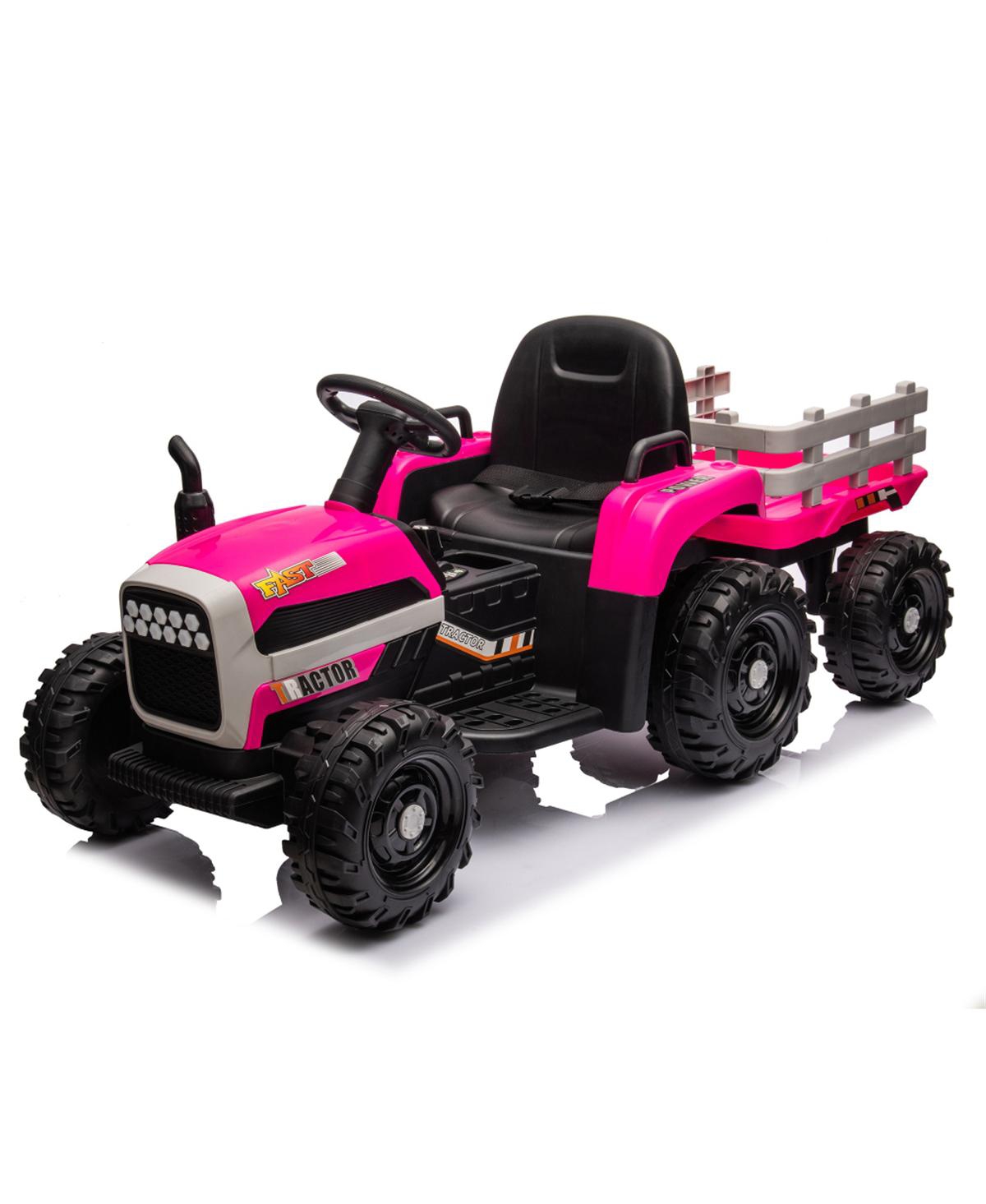 Click here for Yobtop 24V Kids Electric Ride On Tractor with Trai... prices