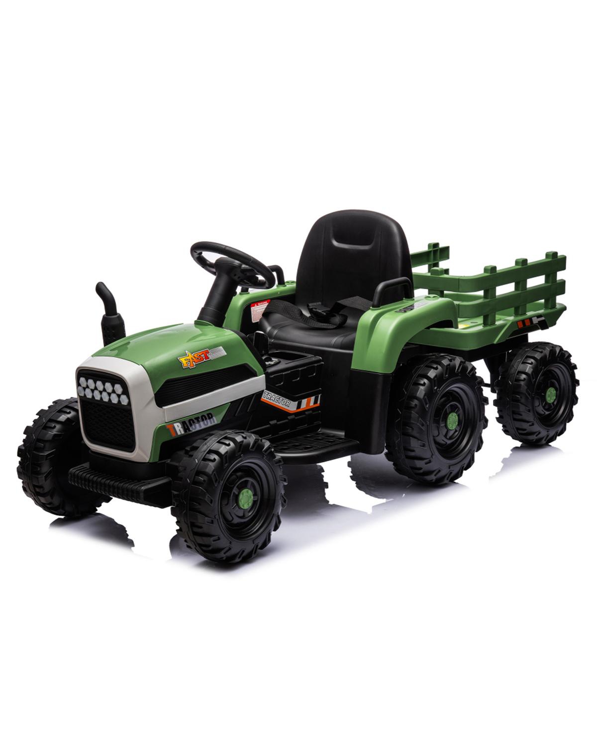 Click here for Yobtop 24V Kids Electric Ride On Tractor with Trai... prices