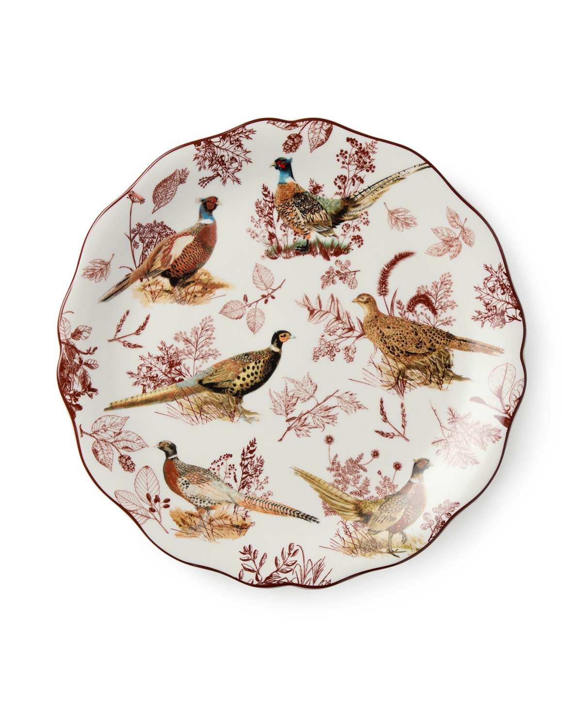 Click here for Certified International Pheasant Grove Round Platt... prices
