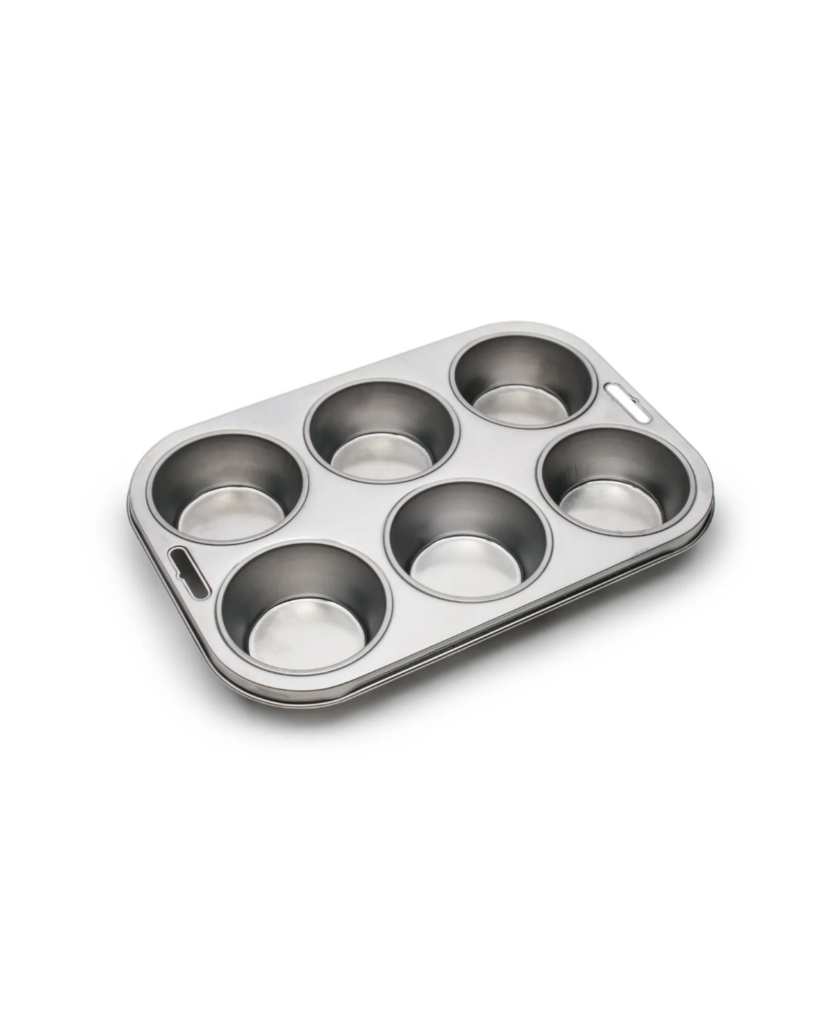 Click here for Fox Run Stainless Steel 6-Cup Muffin Pan - Silver prices