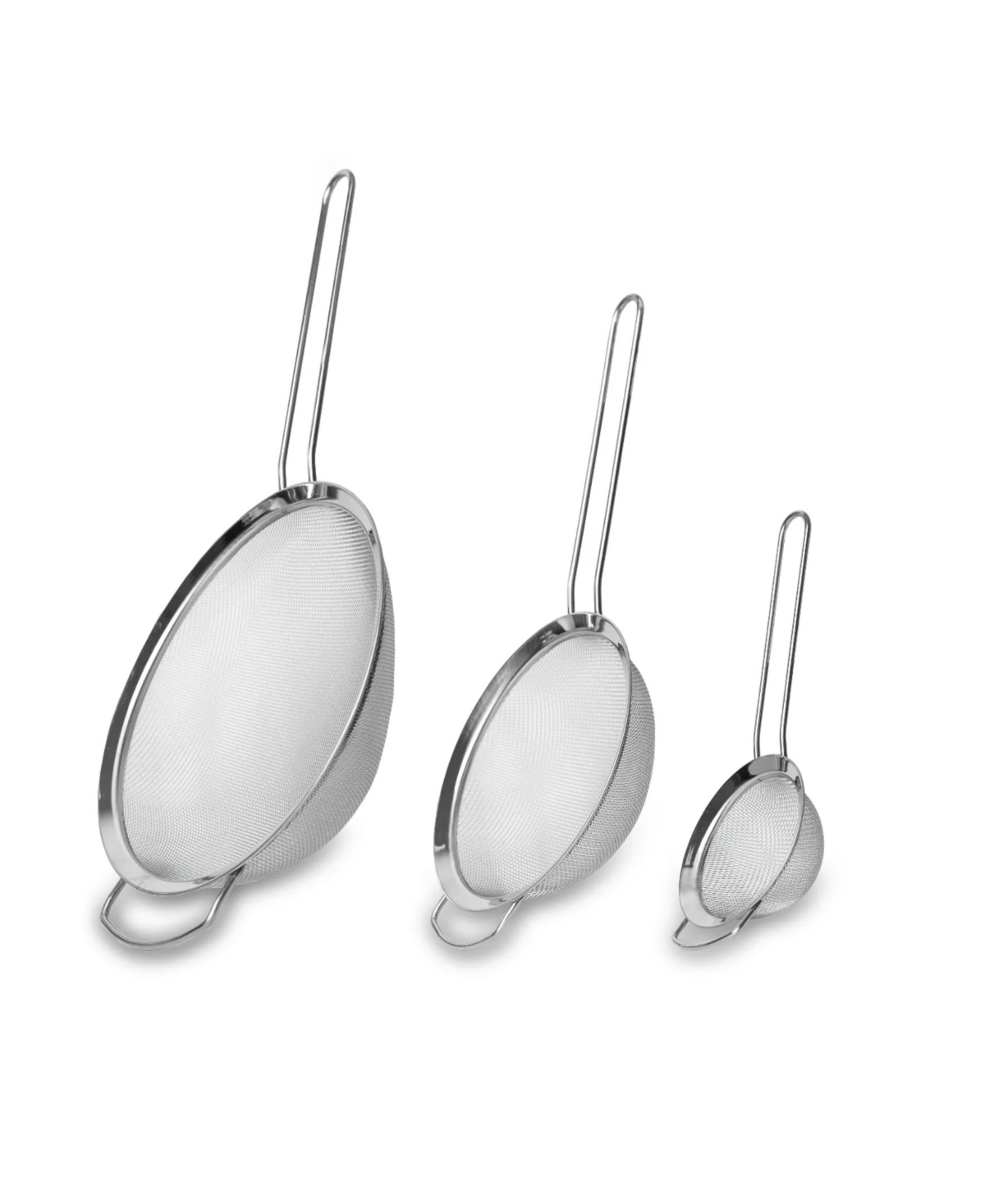 Click here for Fox Run Stainless Steel Set of 3 Mesh Strainers -... prices