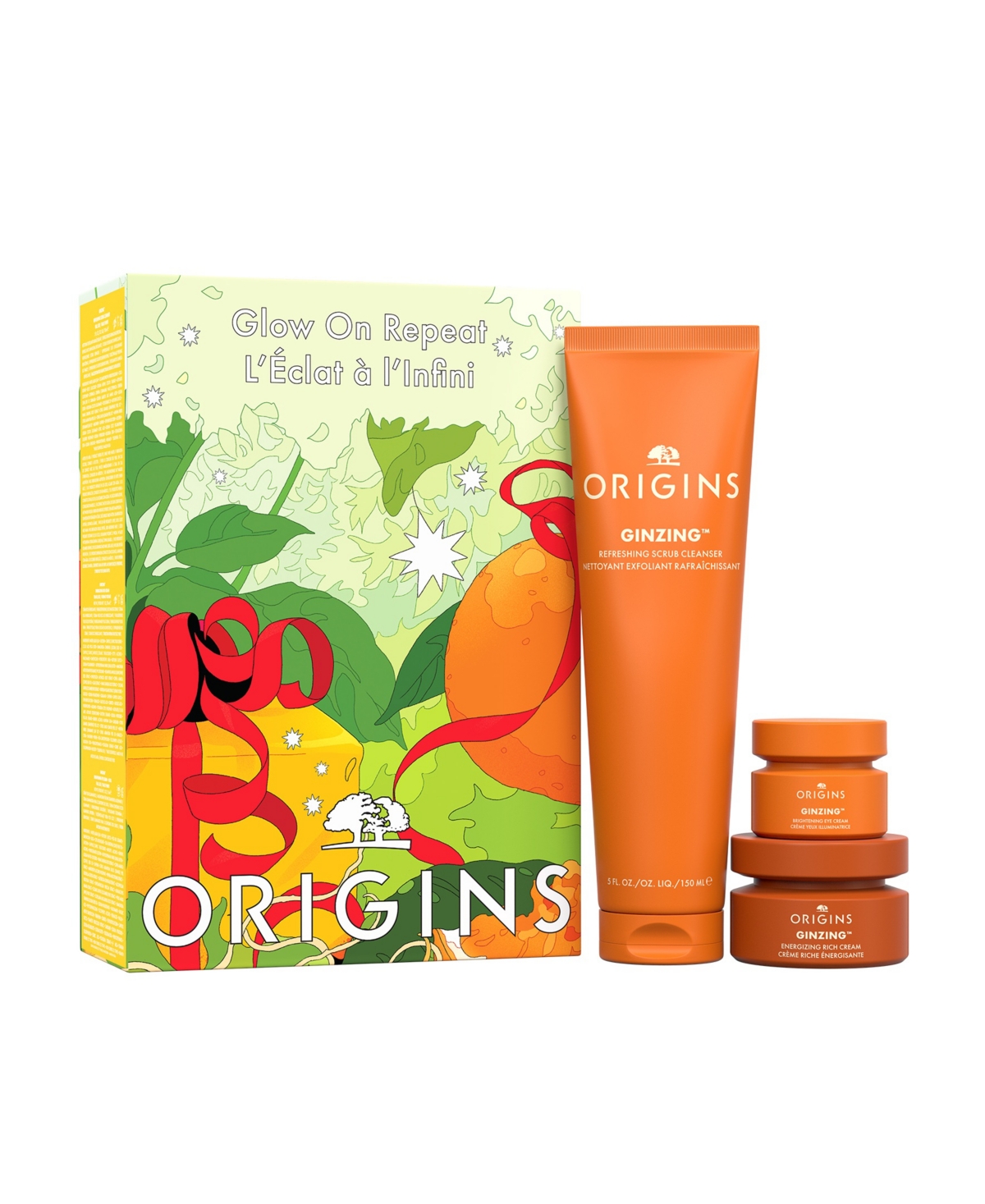 Click here for Origins 3-Piece Glow On Repeat GinZing Skincare Gi... prices