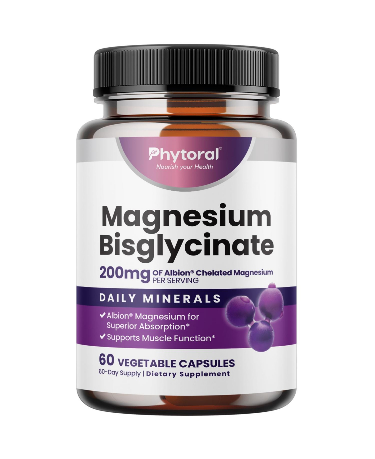Click here for Phytoral Magnesium Glycinate Capsules  200 Milligr... prices