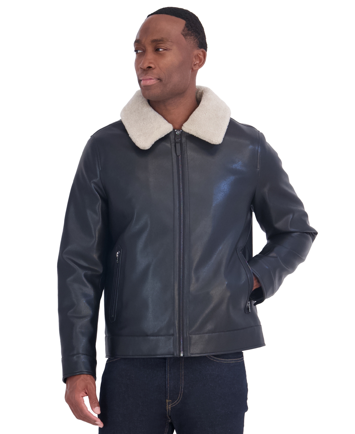 Click here for Michael Kors Mens Bomber Jacket - Black prices