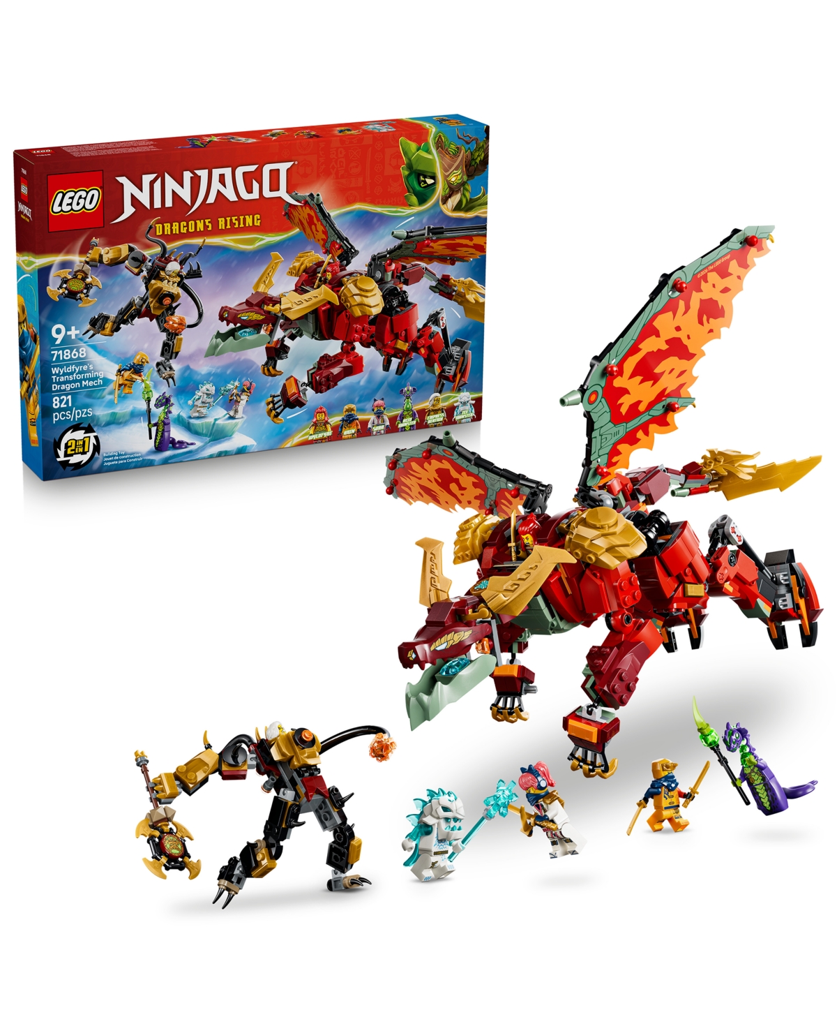 Click here for Lego Ninjago Dragons Rising Wyldfyres Transforming... prices