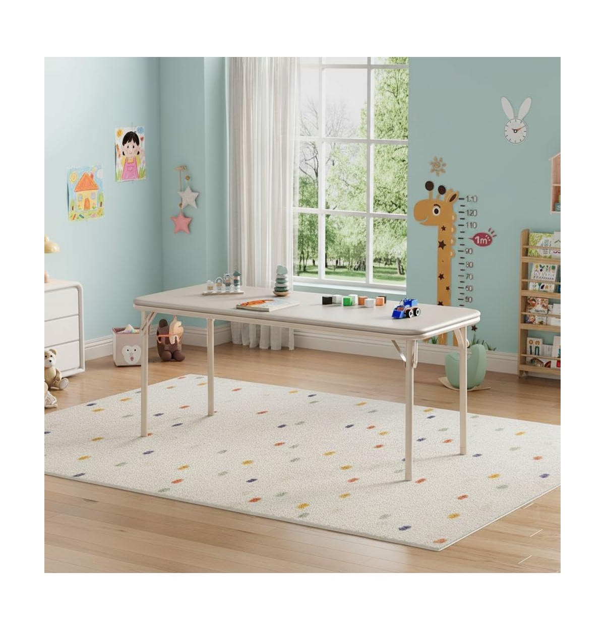 Click here for homfan 5-Piece Kids Table and Chair Set - Lightwei... prices