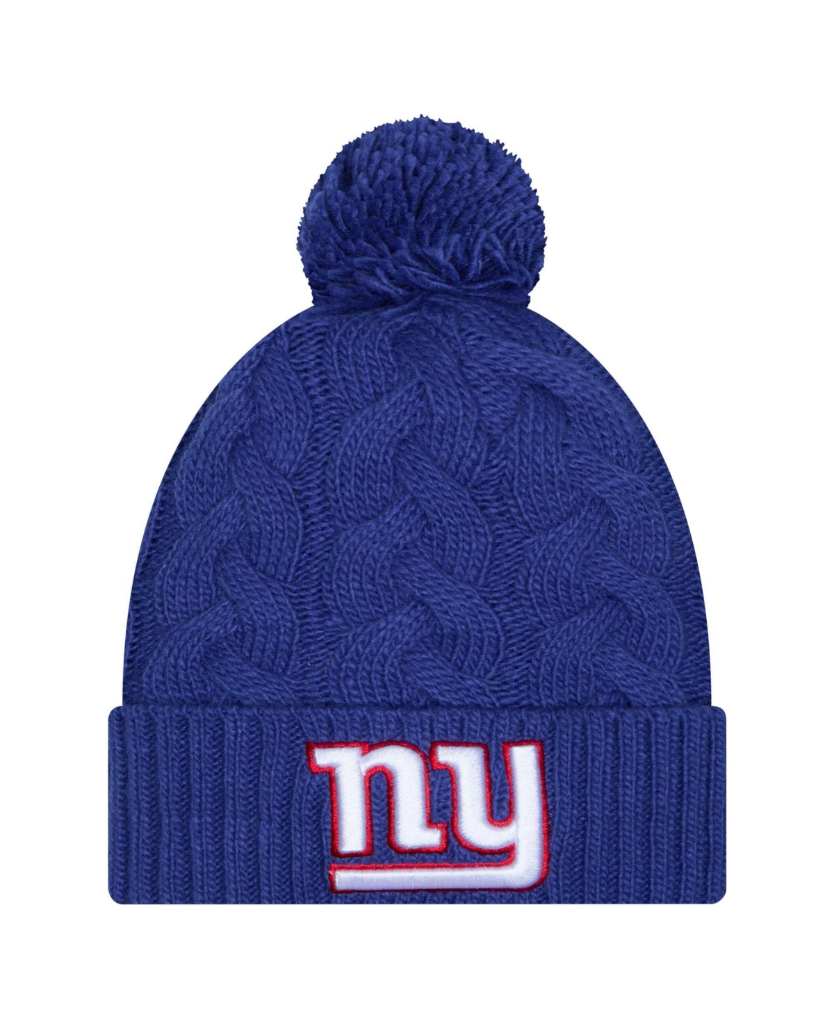 Click here for New Era Big Girls Royal New York Giants Cabled Cuf... prices